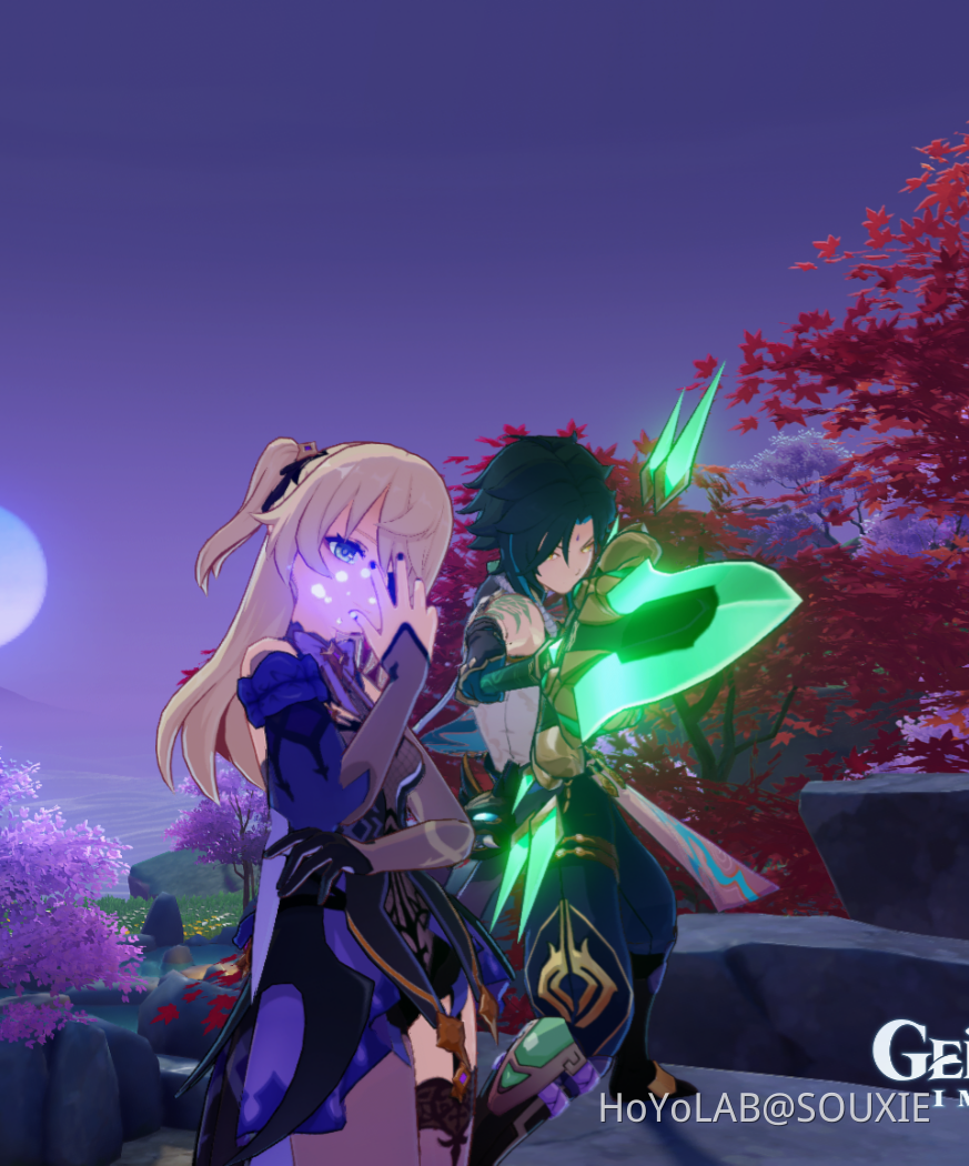 Xiao and Fischl Genshin Impact | HoYoLAB