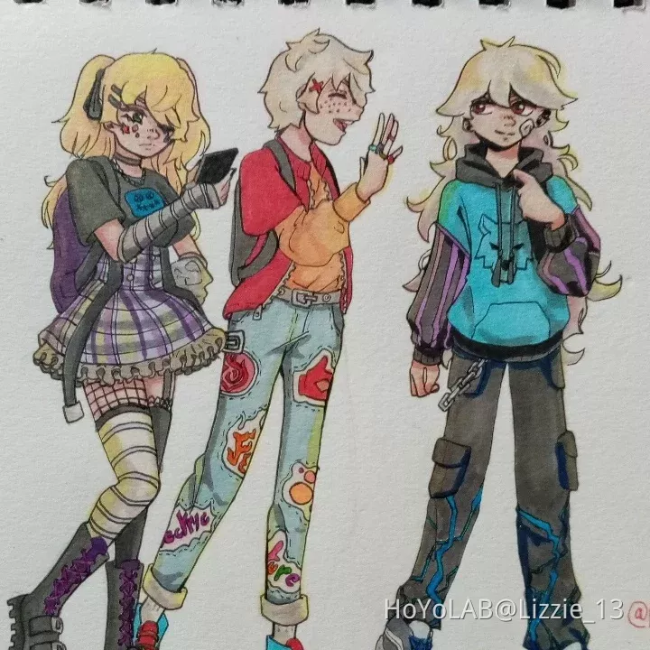 Benny's adventure team but modern au Genshin Impact | HoYoLAB