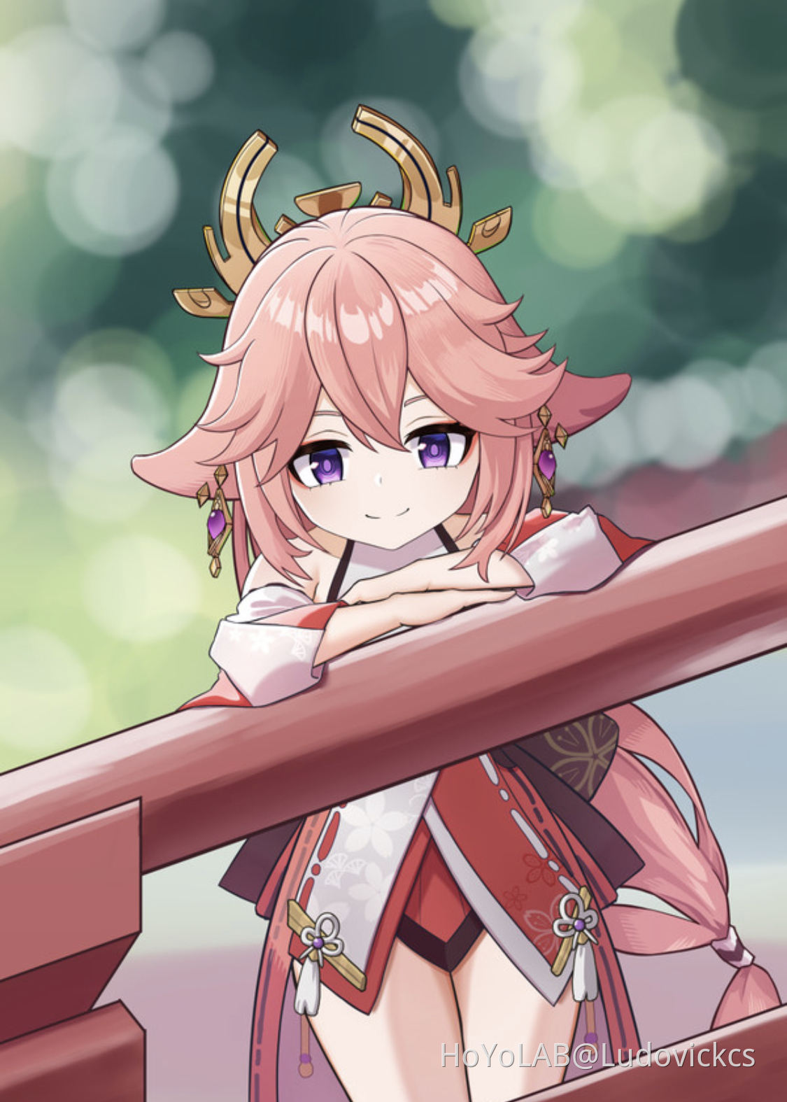 Small Yae Miko So Cute ️ Genshin Impact Hoyolab 4947