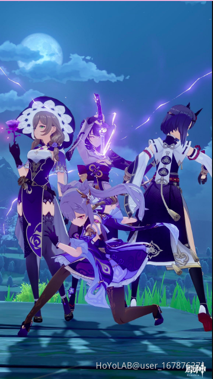 Electro girls Genshin Impact | HoYoLAB