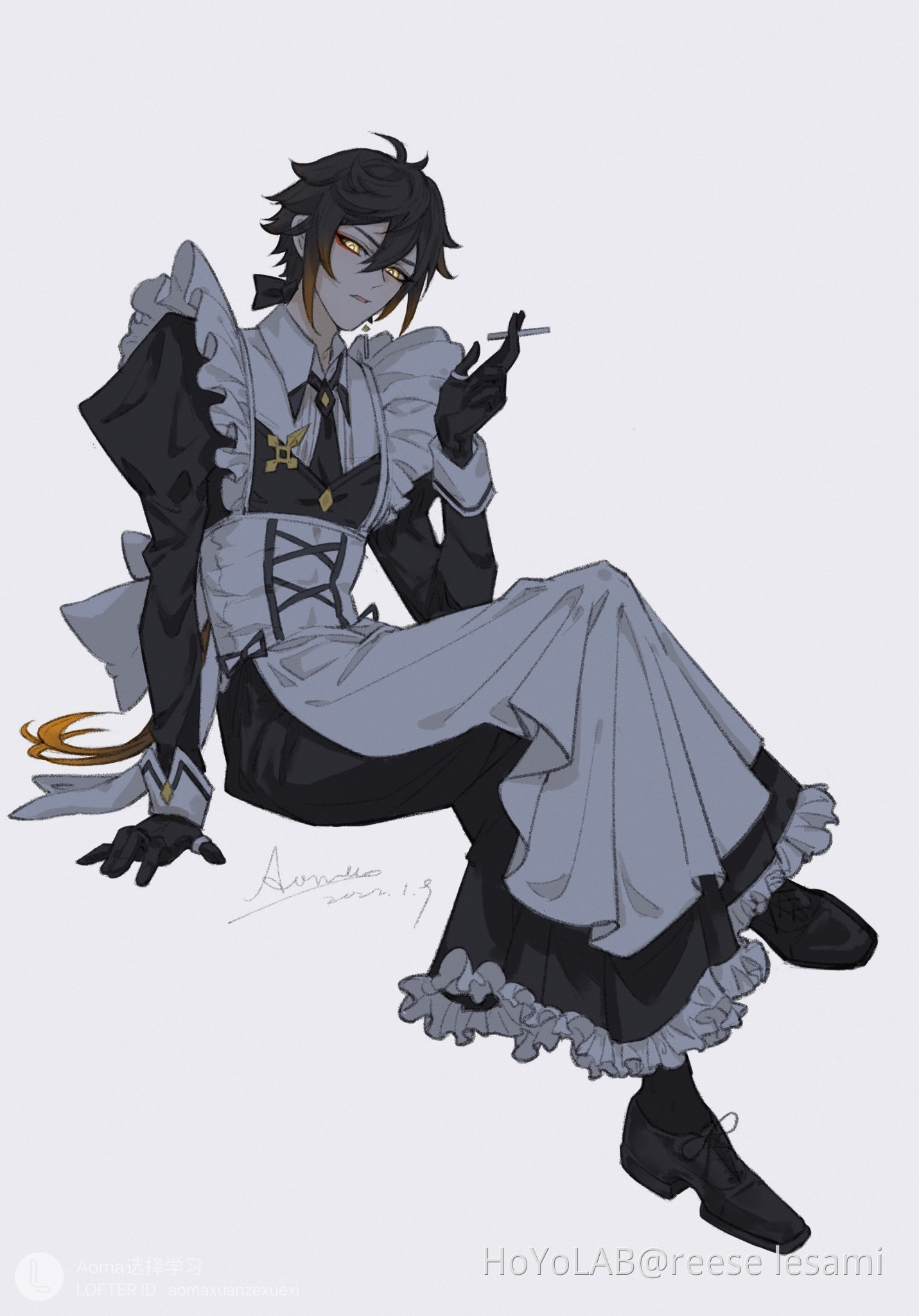 ojou-sama, which maid would you choose? Genshin Impact | HoYoLAB