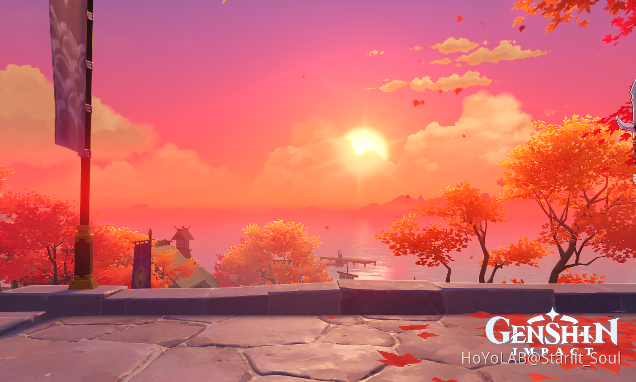 Inazuma Sunset Genshin Impact | HoYoLAB