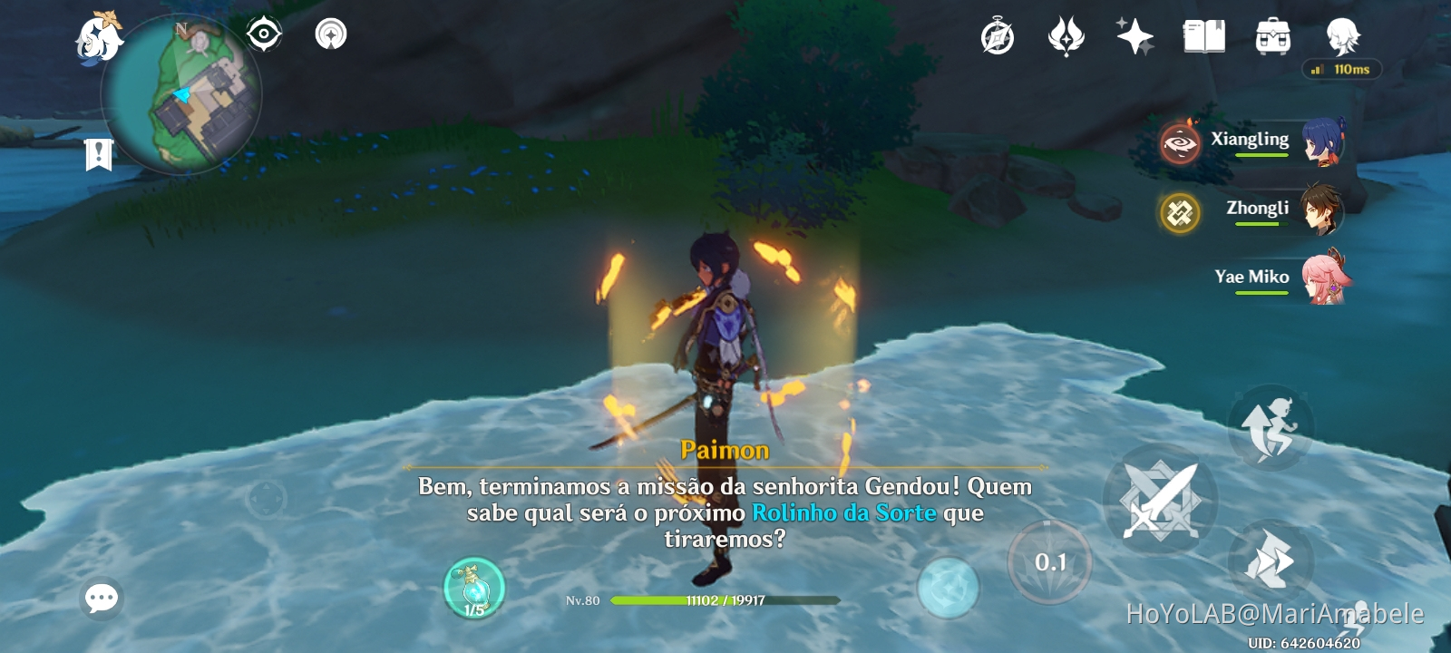 Missão secreta com a Gendou Ringo:) | Genshin Impact | HoYoLAB