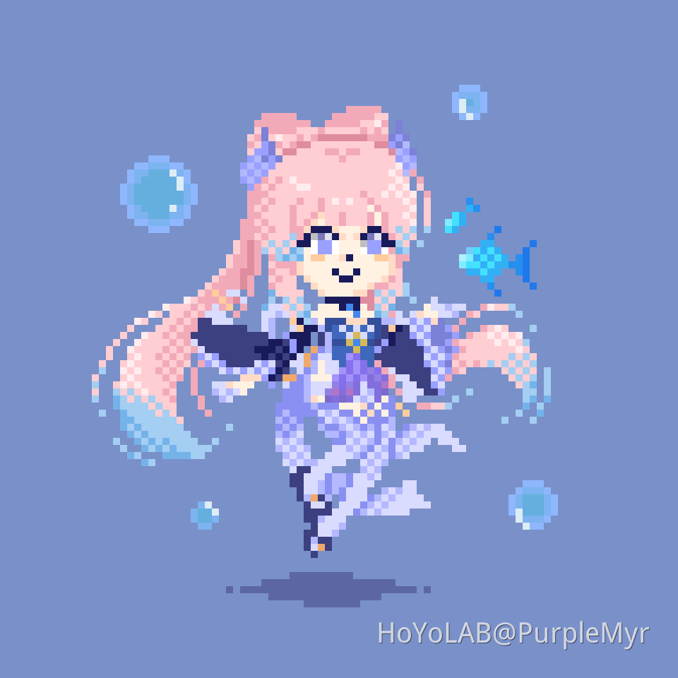 Pixel Kokomi Genshin Impact | HoYoLAB