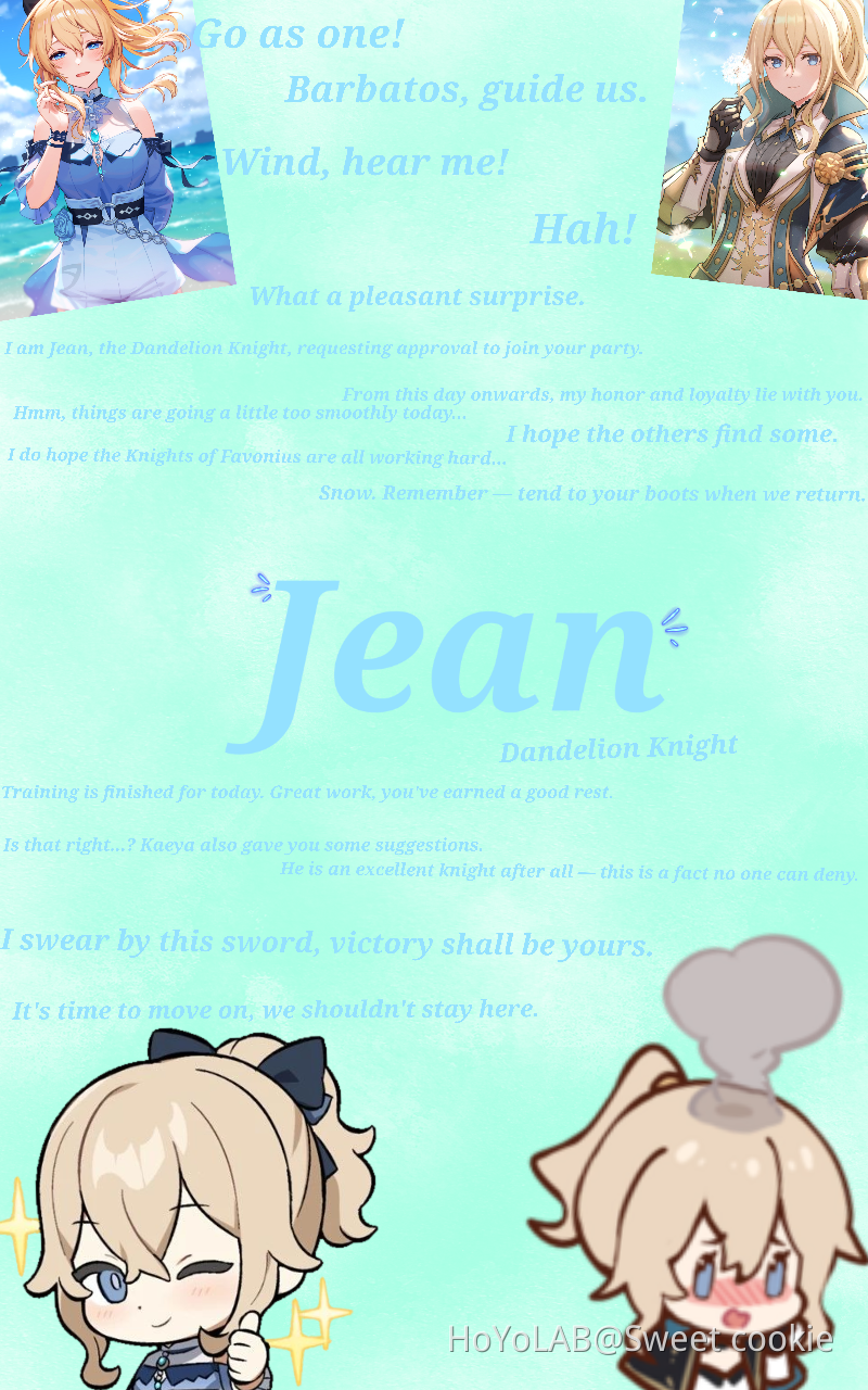 There is our Acting Grandmaster Jean Genshin Impact | HoYoLAB