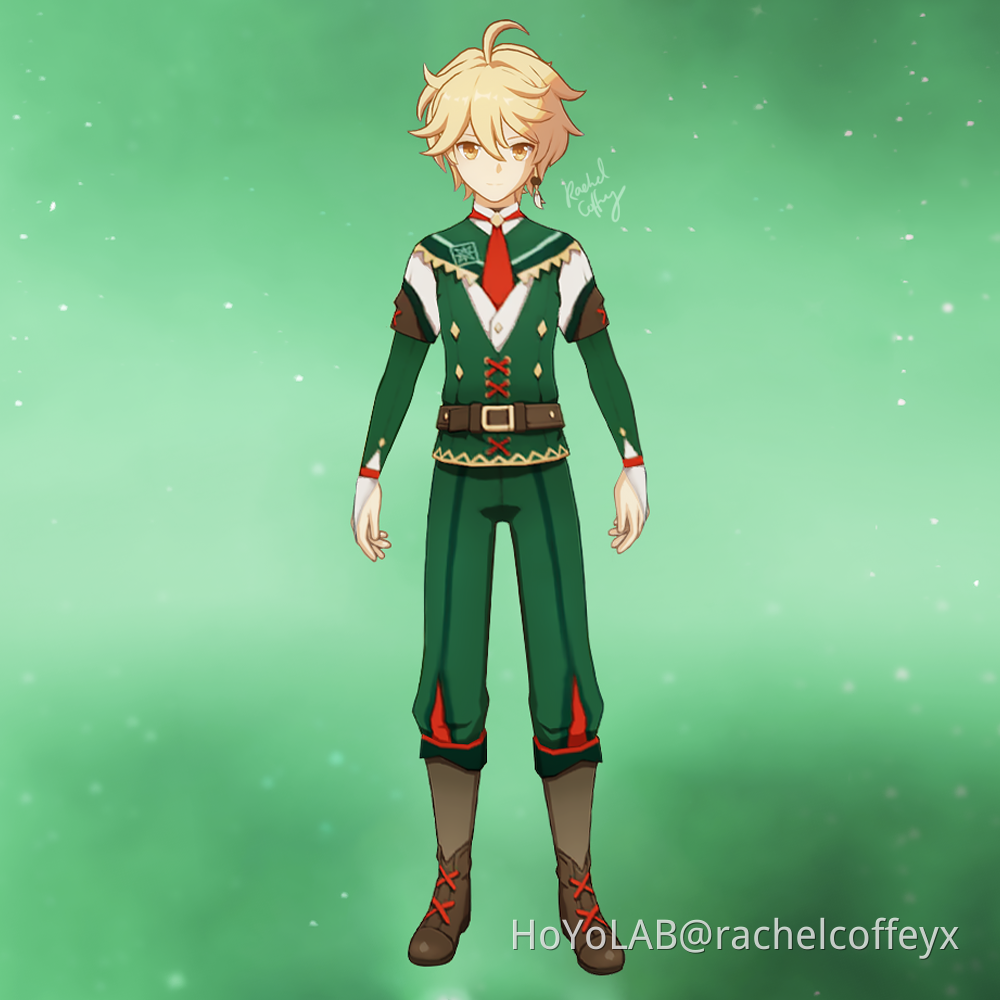 Aether in NPC Outfits | Genshin Impact | HoYoLAB