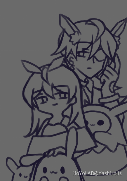 WIP of Kaeya and Amber Genshin Impact | HoYoLAB