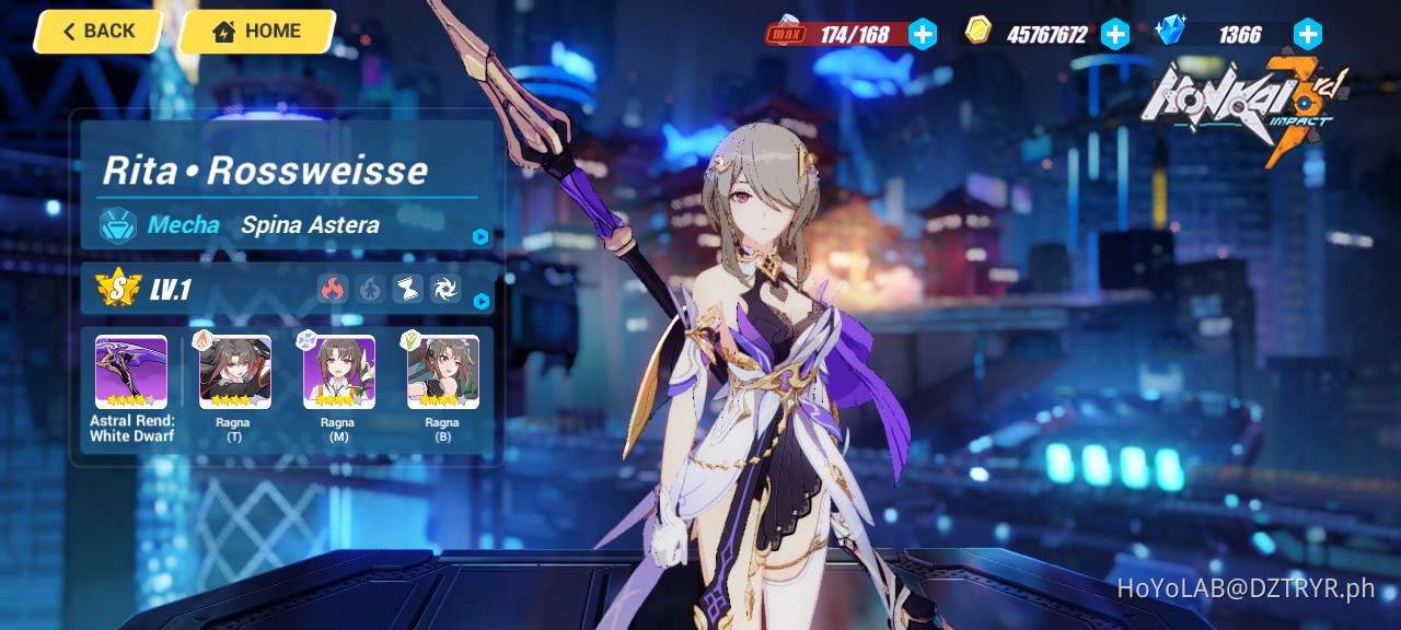 4/4 Spina Astera - Rita battlesuit Honkai Impact 3rd | HoYoLAB