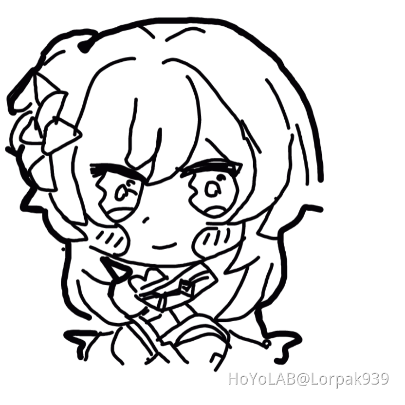 Chibi Lumine/Traveller Genshin Impact | HoYoLAB