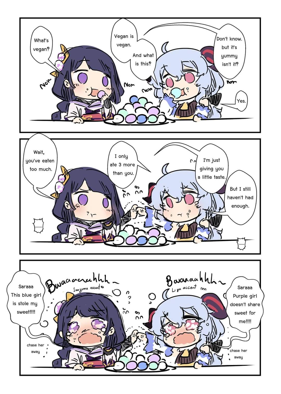 Fight over dango Genshin Impact | HoYoLAB