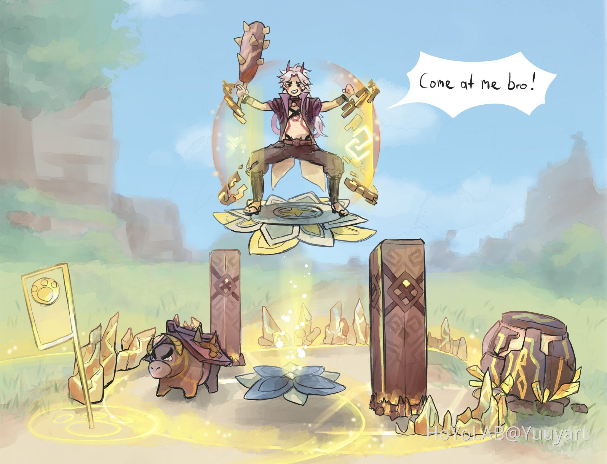 mono geo team Genshin Impact | HoYoLAB