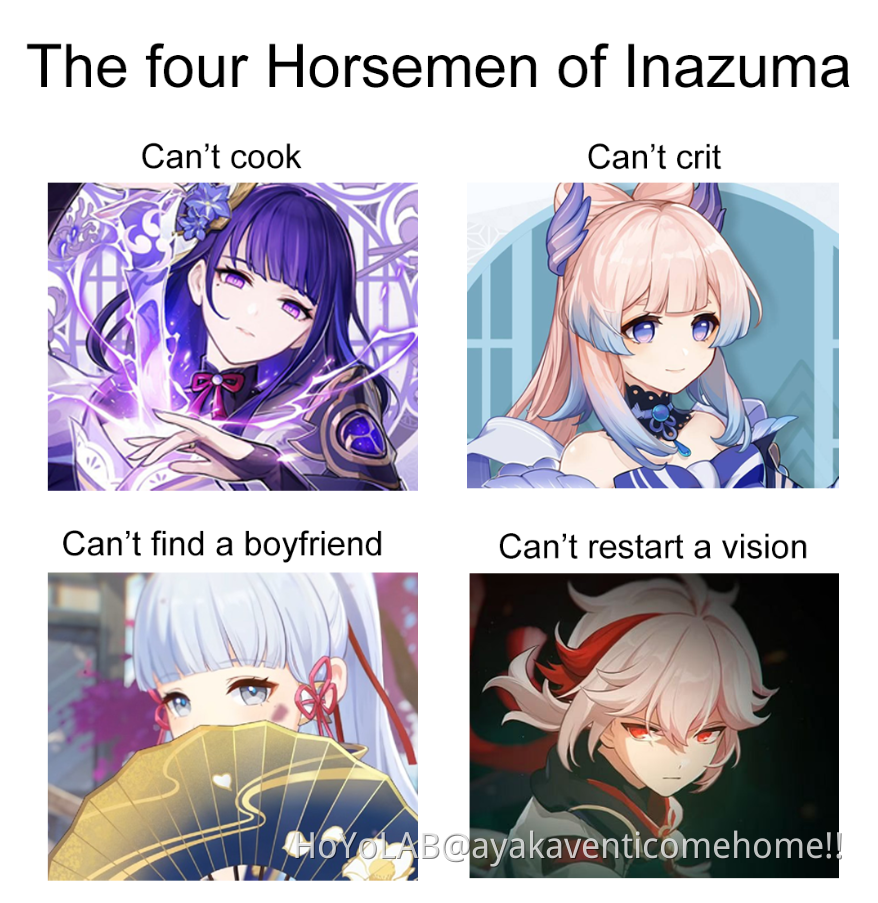 Inazuma char Genshin Impact | HoYoLAB