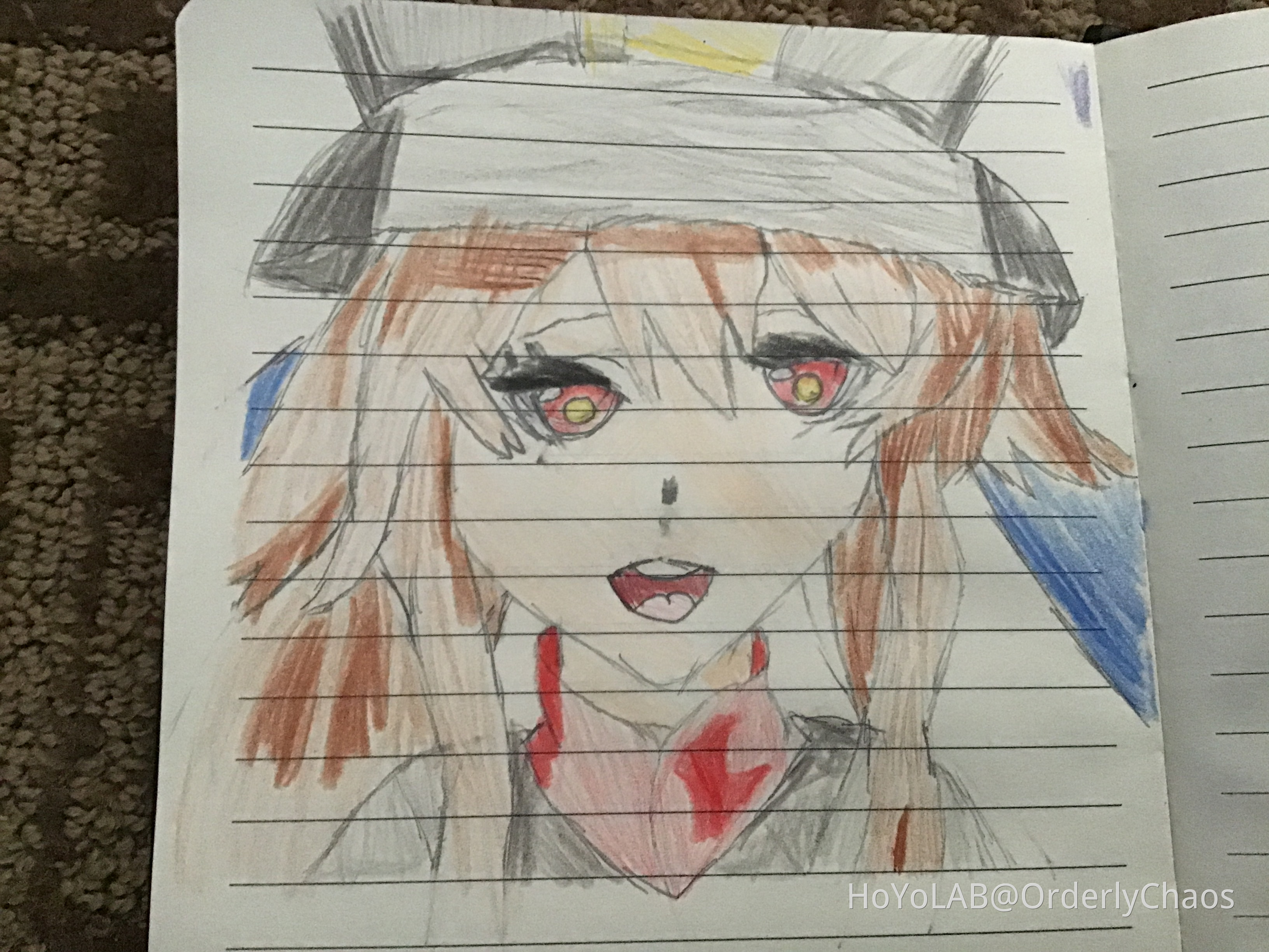 Hu Tao drawing Genshin Impact | HoYoLAB