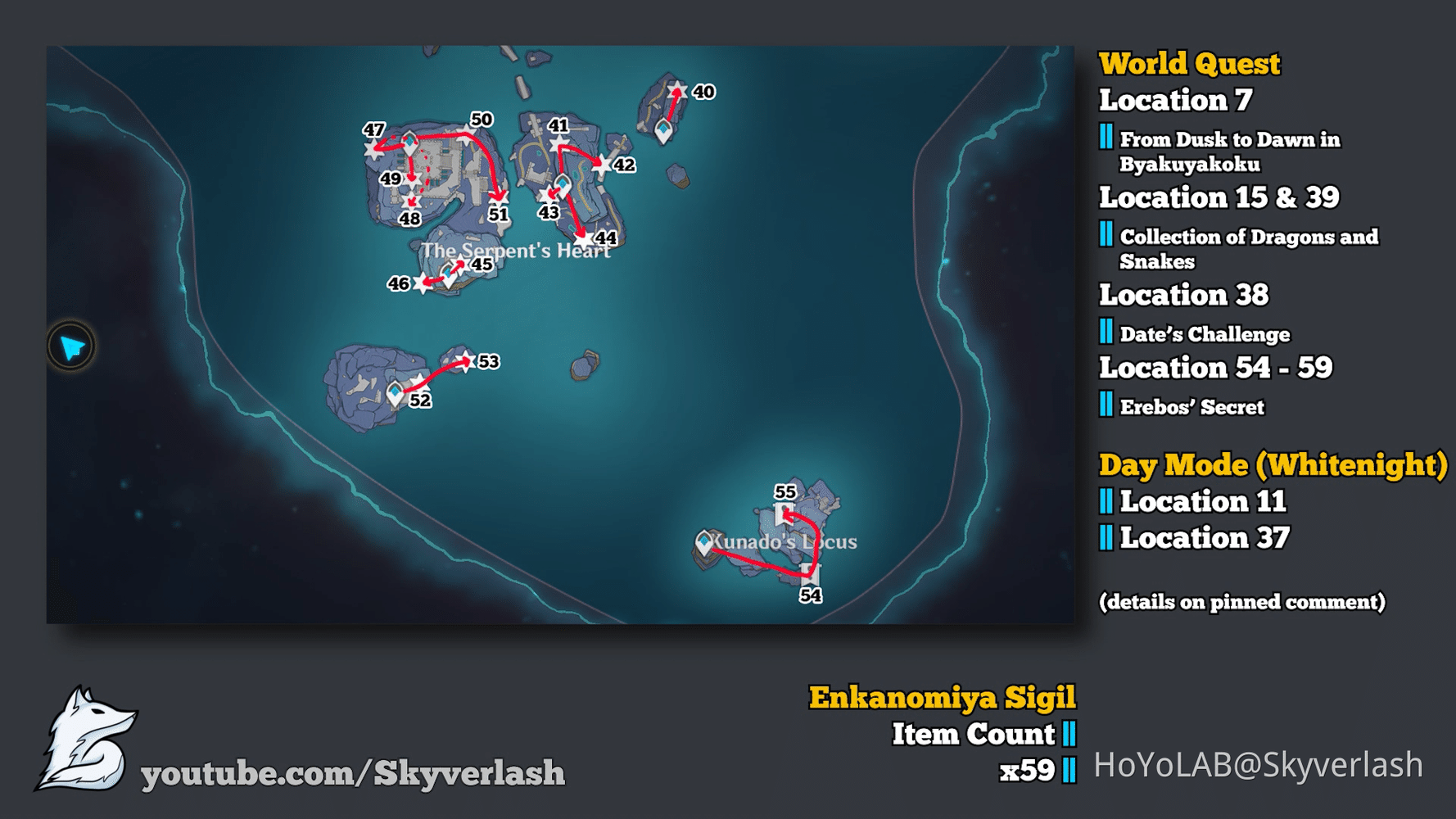 All 59 Enkanomiya Sigils Location (Detailed Guide + Timestamp + Map ...