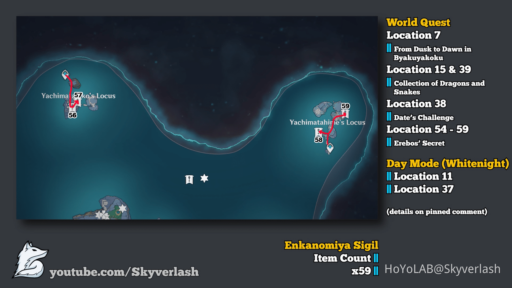 All 59 Enkanomiya Sigils Location (Detailed Guide + Timestamp + Map ...