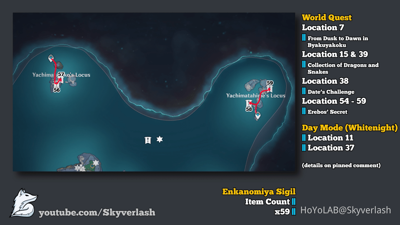 All 59 Enkanomiya Sigils Location (Detailed Guide + Timestamp + Map ...