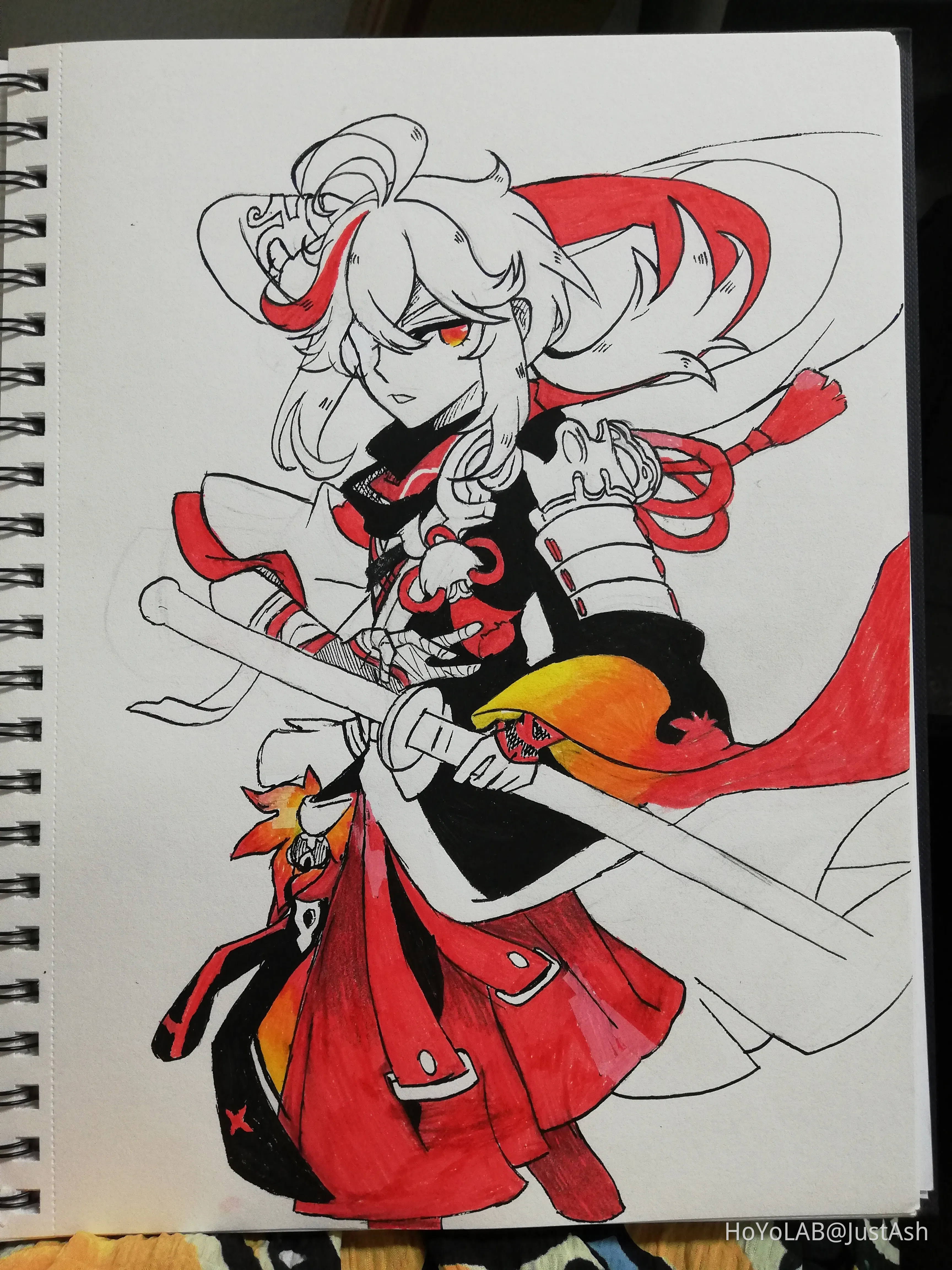 Kazuha [art/doodle] Genshin Impact | HoYoLAB