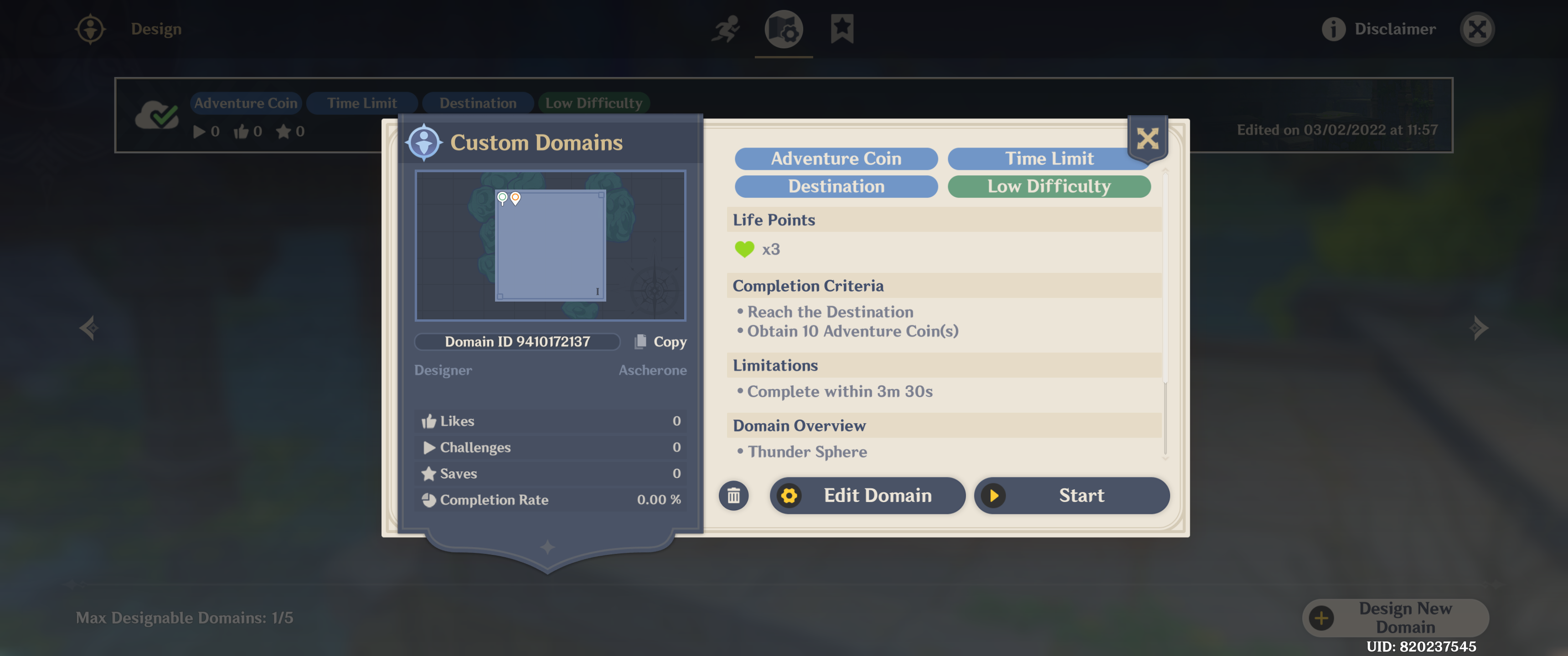 Domain ID : 9410172137 Genshin Impact | HoYoLAB