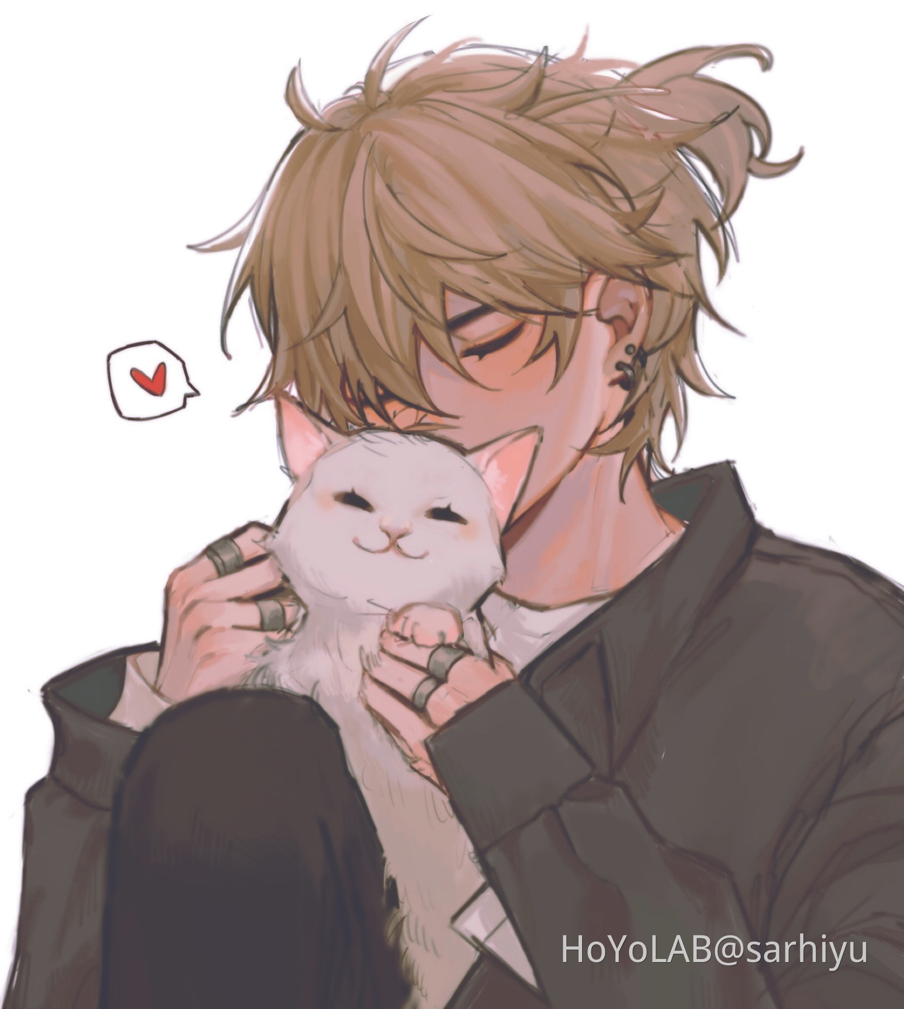 tomo and cat | Genshin Impact | HoYoLAB