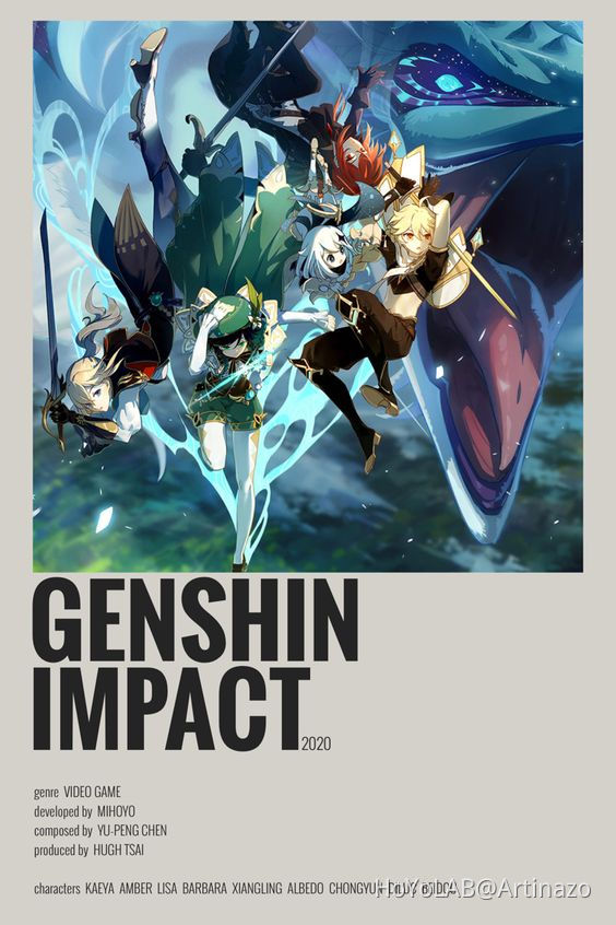 Genshin Impact poster (пост знакомство) Genshin Impact | HoYoLAB