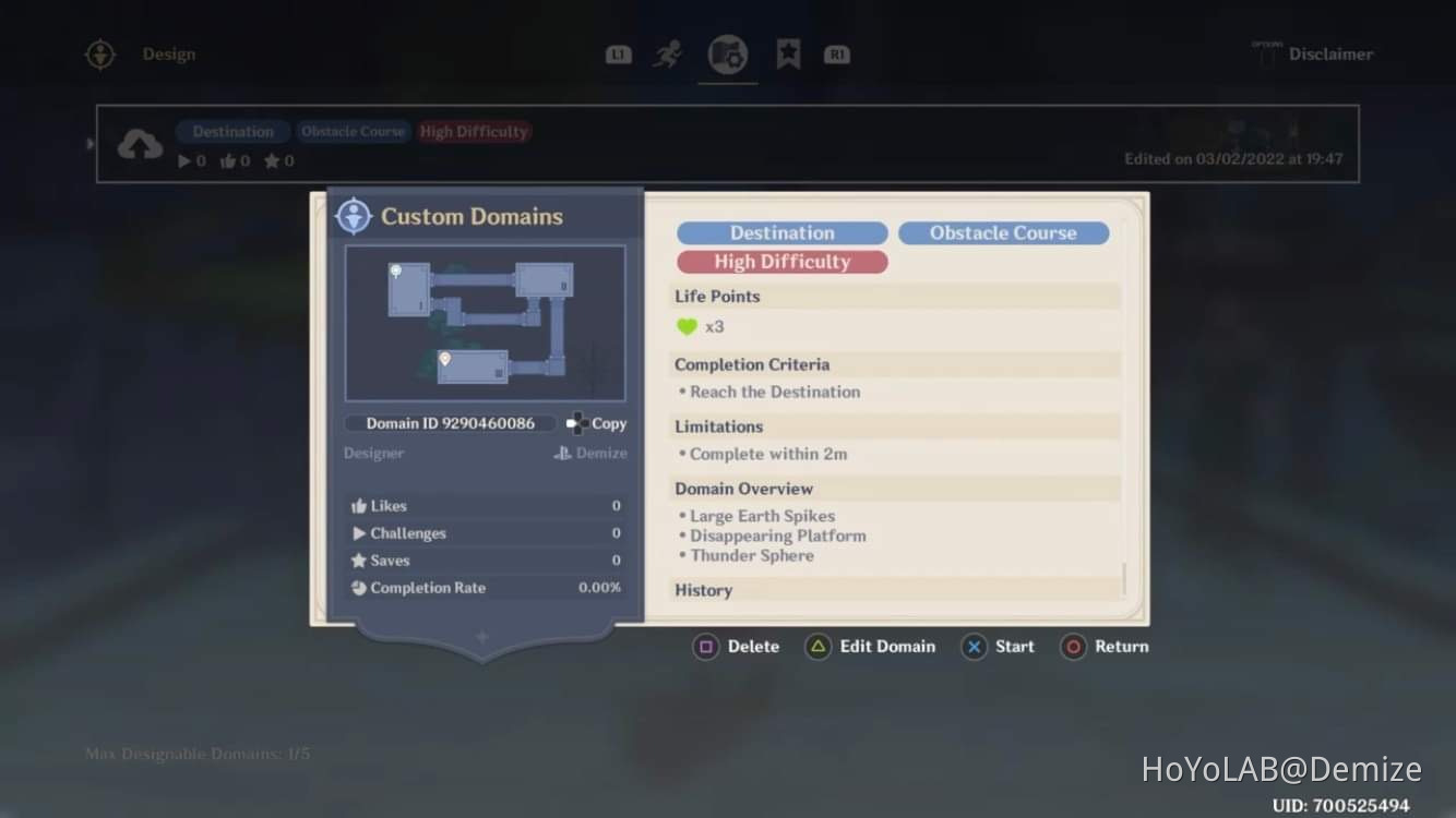 My First Domain Genshin Impact | HoYoLAB