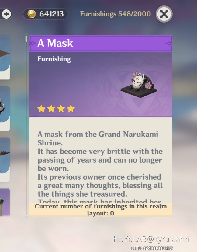 get a shrine maiden mask furnishing Genshin Impact | HoYoLAB
