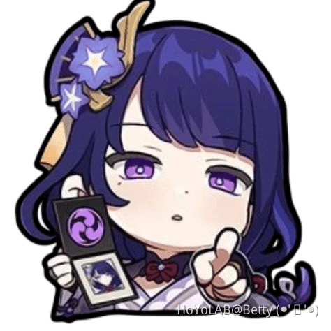 raiden shogun chibis adoroble