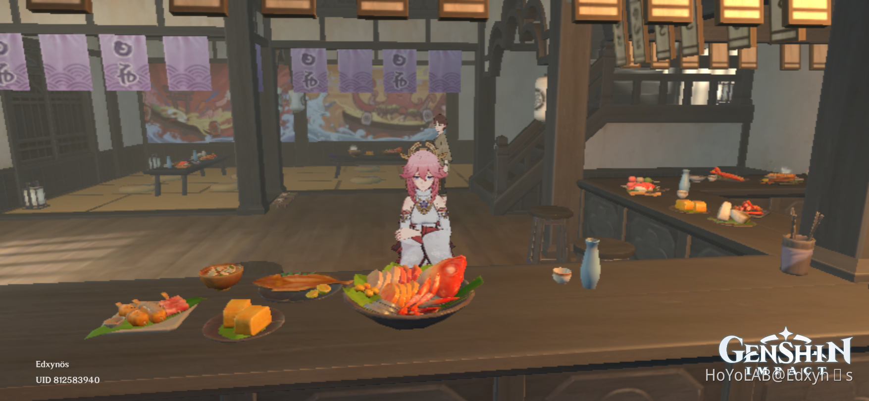 Uyuu Restaurant with Miko | Genshin Impact | HoYoLAB