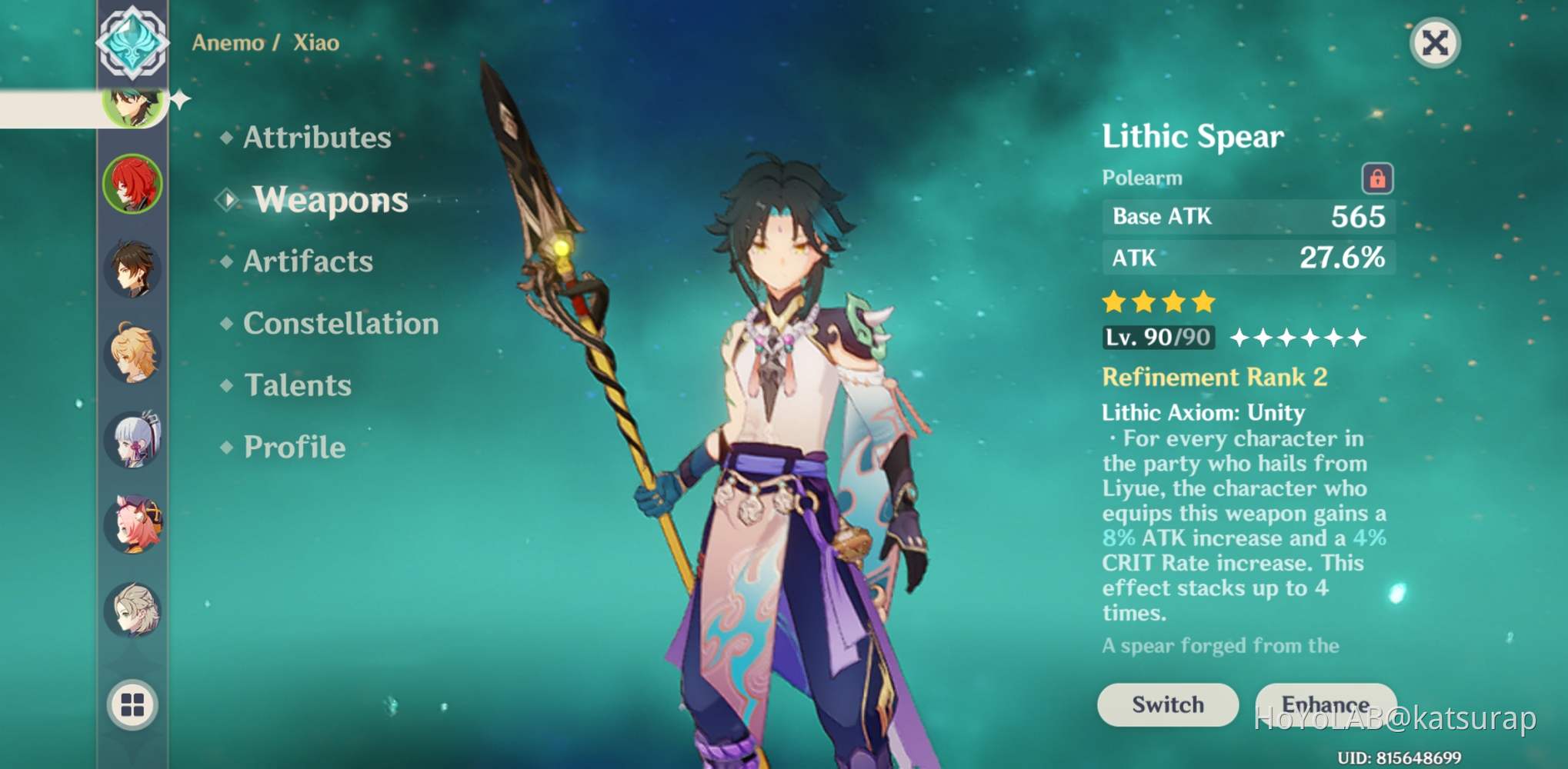 F2p Xaio build (the real demon conqueror version) Genshin Impact | HoYoLAB