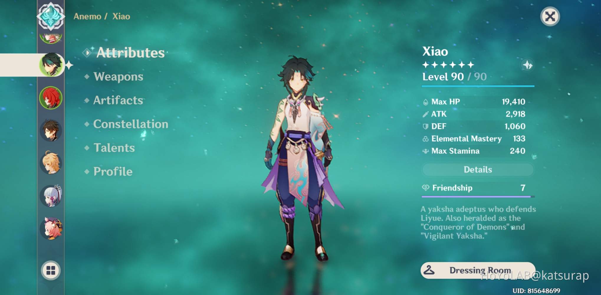 F2p Xaio build (the real demon conqueror version) Genshin Impact | HoYoLAB