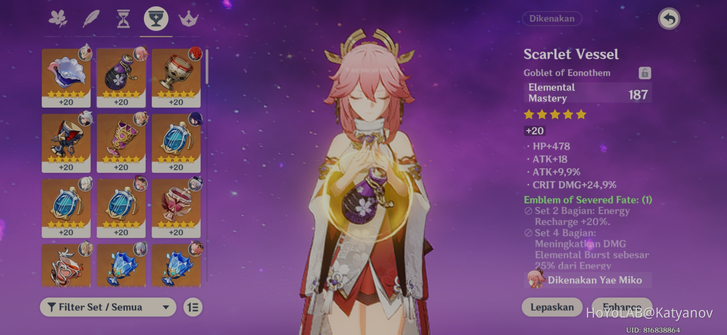 Build Yae Miko murah meriah | Genshin Impact | HoYoLAB