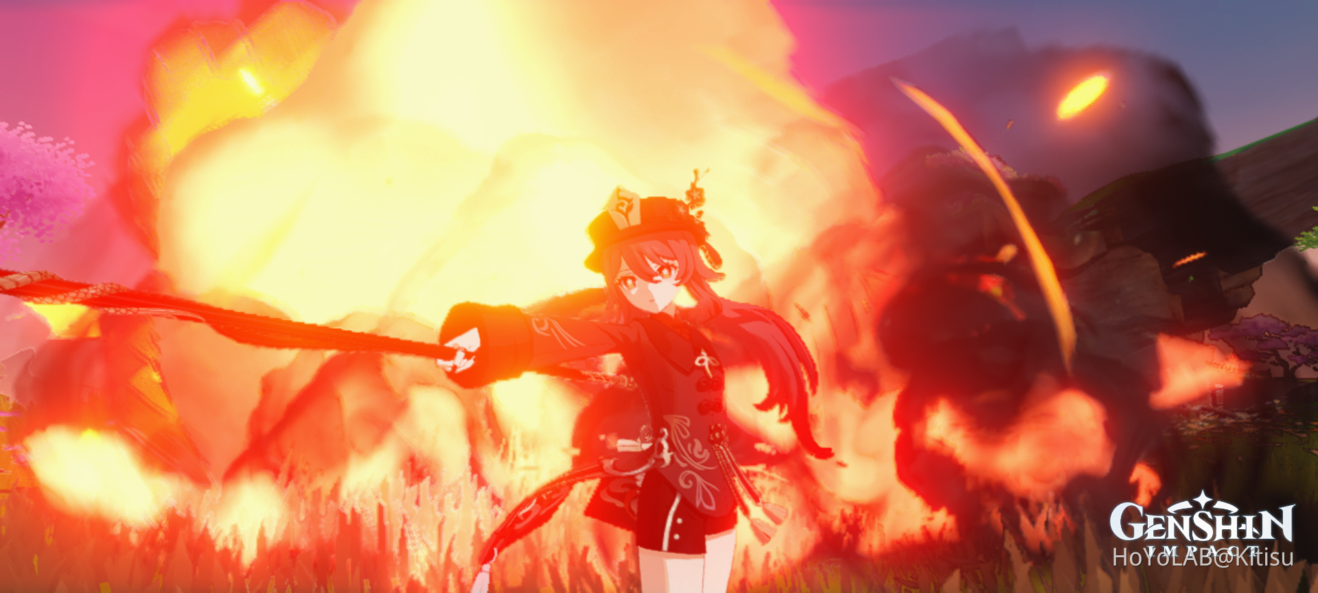 Explosion Photoshoot Genshin Impact | HoYoLAB