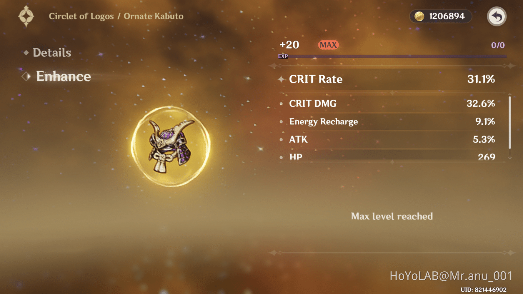 My higest crit rat circlet …. | Genshin Impact | HoYoLAB