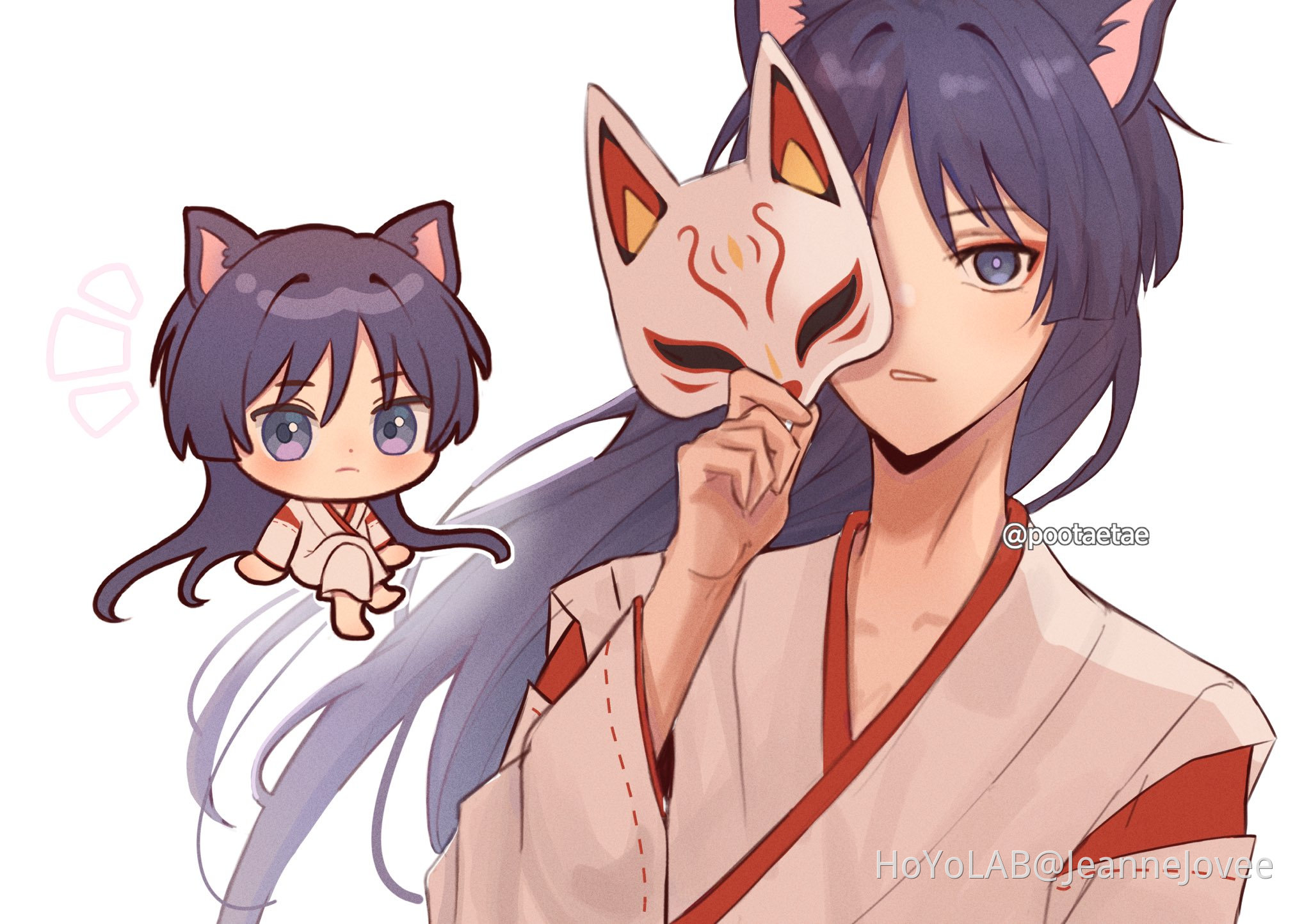 kitsune scaramouche 🦊 Genshin Impact | HoYoLAB