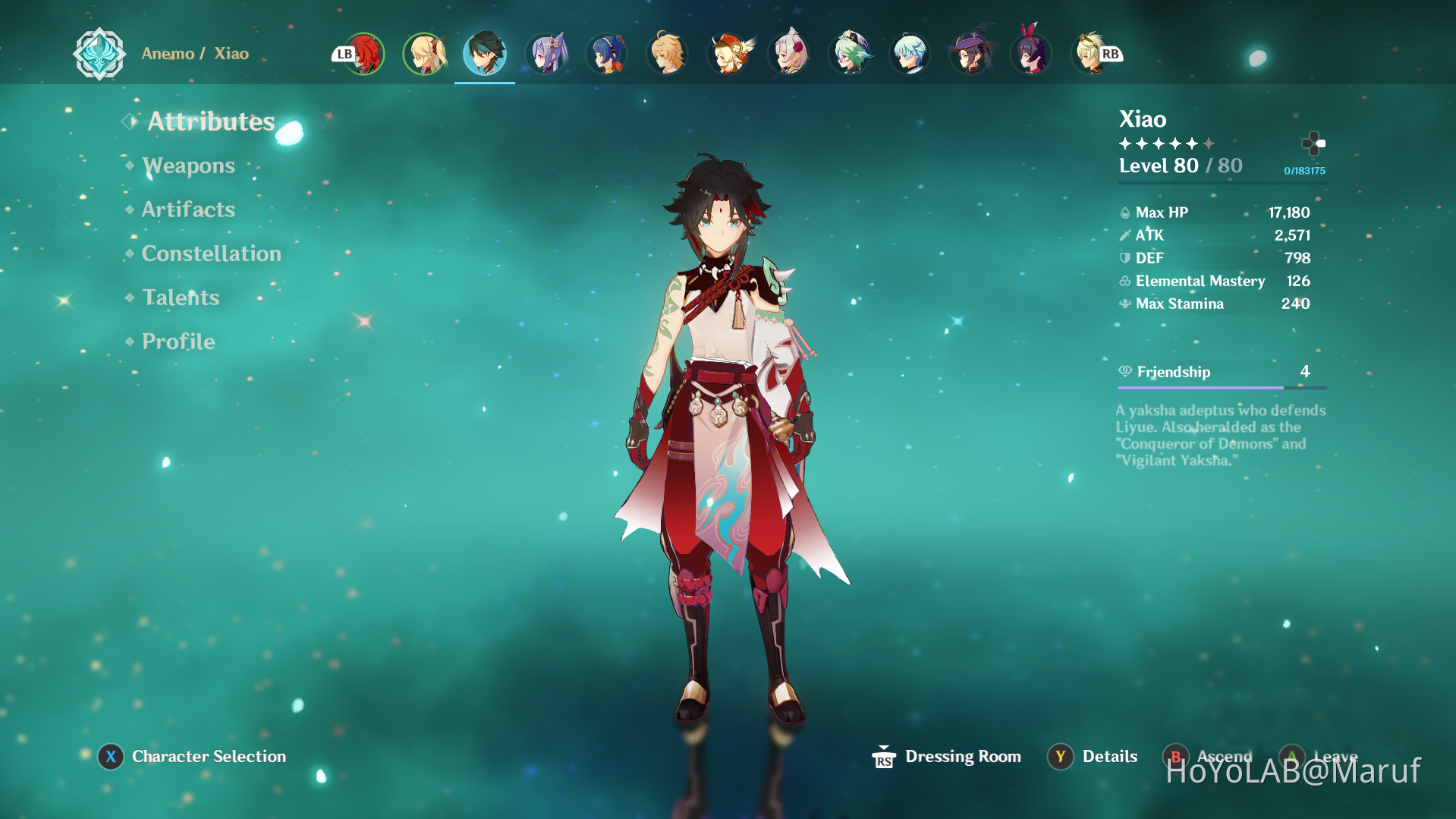 Red Xiao (Prototype design) Genshin Impact | HoYoLAB