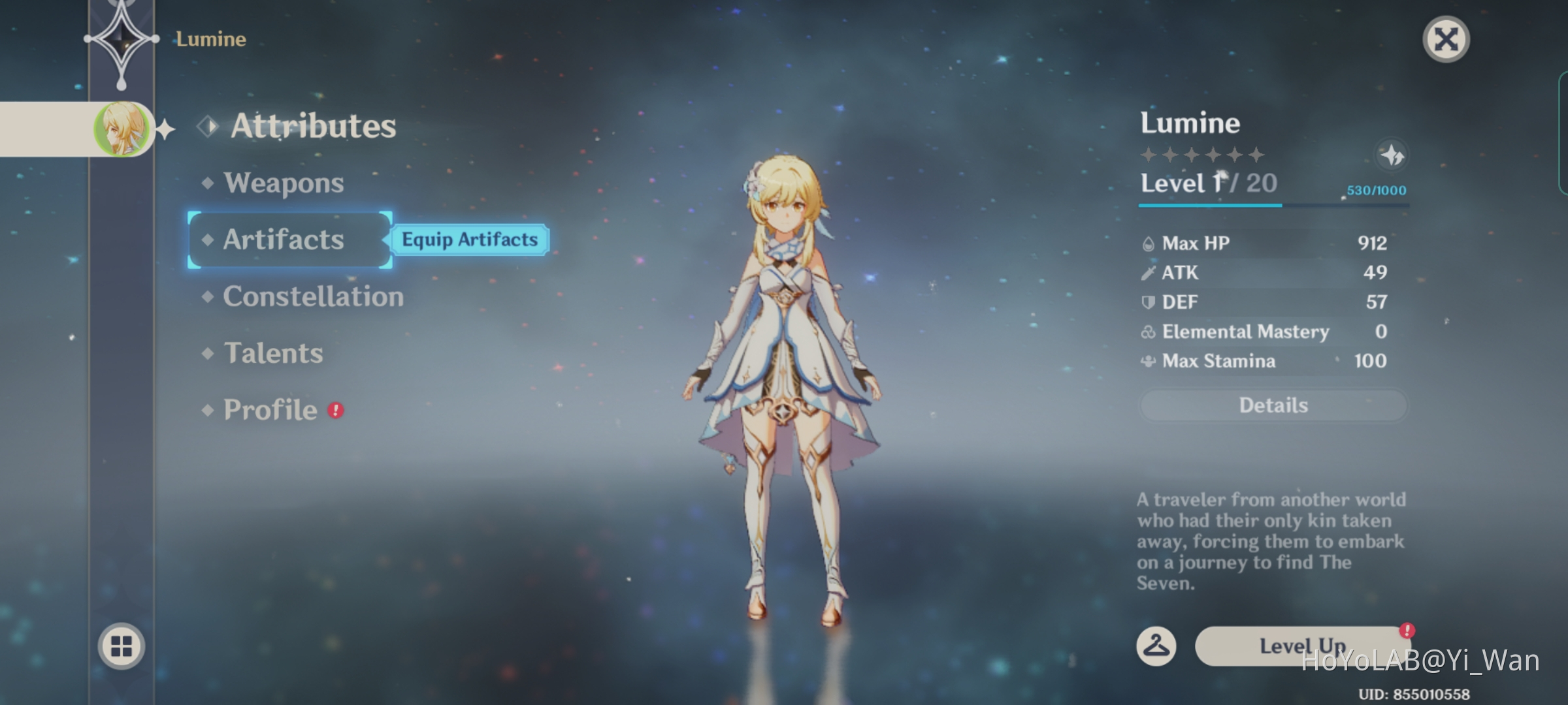 No element traveler (cursed image) Genshin Impact | HoYoLAB