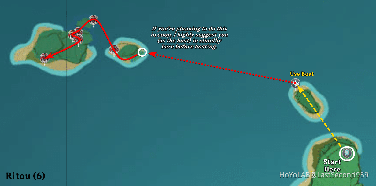[v2.5] Full Handguard Farming Route | Full Map (5 Islands) Genshin ...