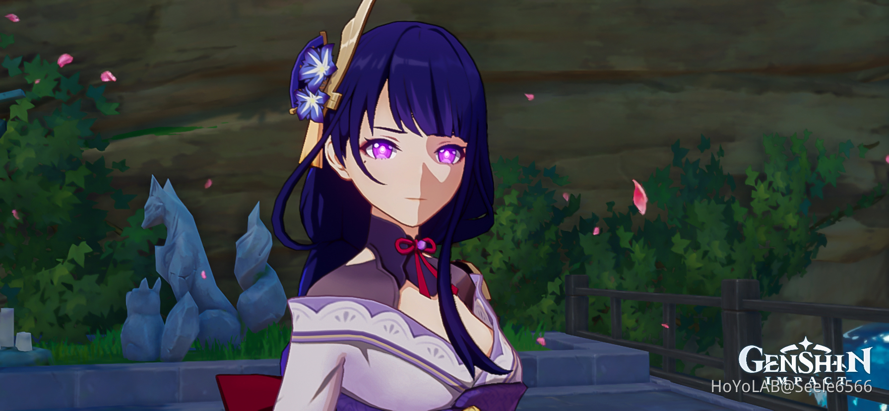 Mommy Electro - Raiden Shogun burst form 💜 ⚡️ Genshin Impact | HoYoLAB