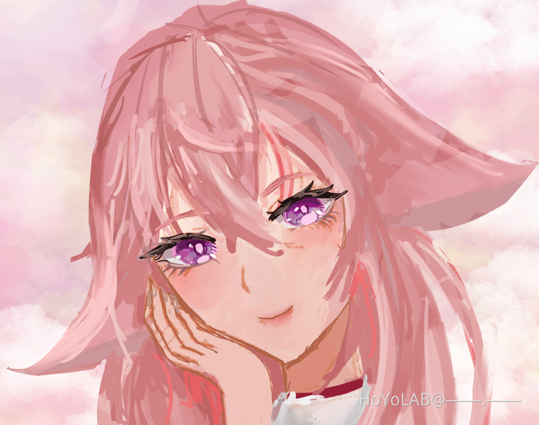 Yae miko fanart | HoYoLAB