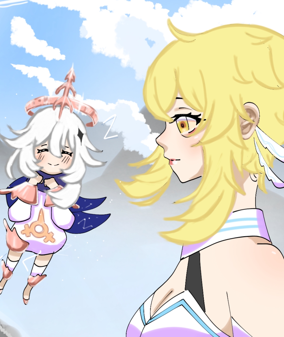 Paimon and Lumine Genshin Impact | HoYoLAB