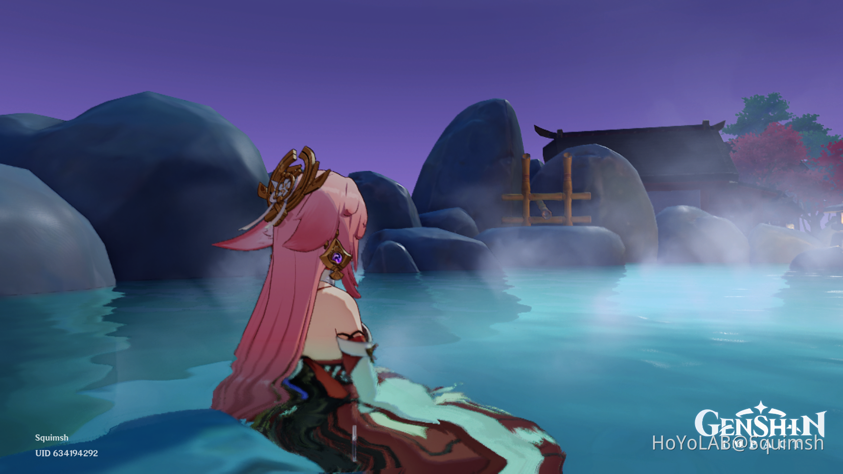 Visit to the Hotsprings Genshin Impact | HoYoLAB