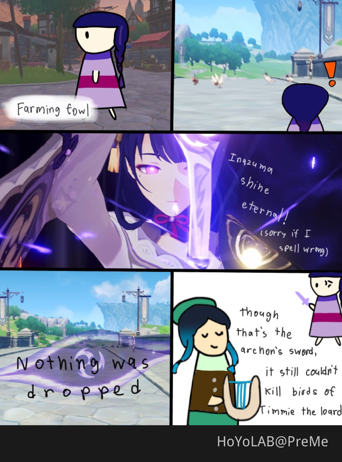 Archon’s sword (short comic) Genshin Impact | HoYoLAB