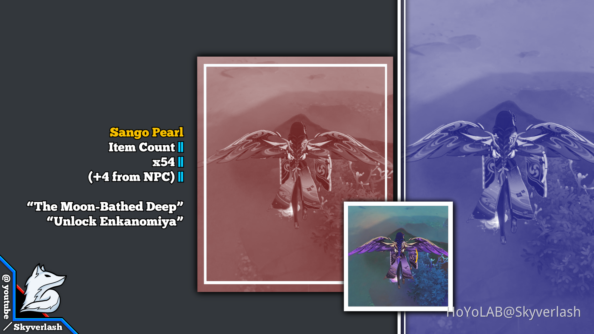 All 54 Sango Pearl (Extra +4 From NPC too) | With Timestamp and Minimap ...