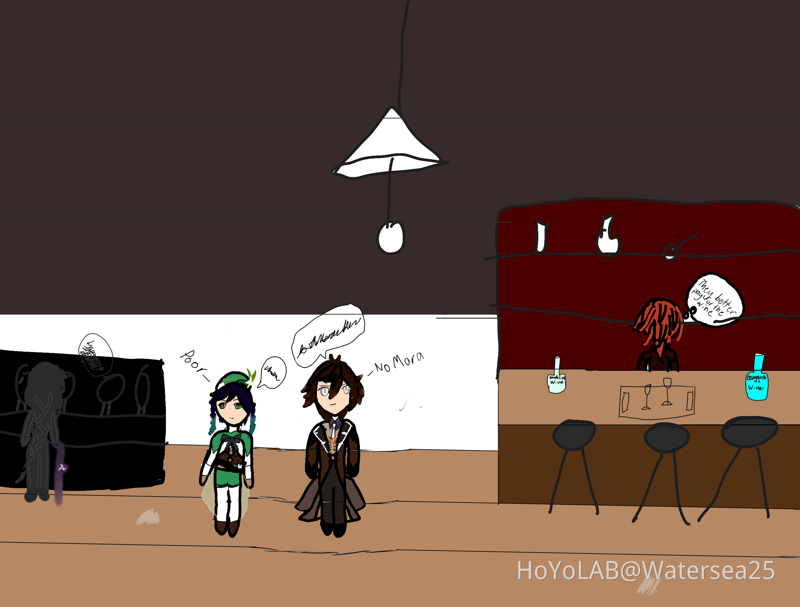 Chibi archons Genshin Impact | HoYoLAB