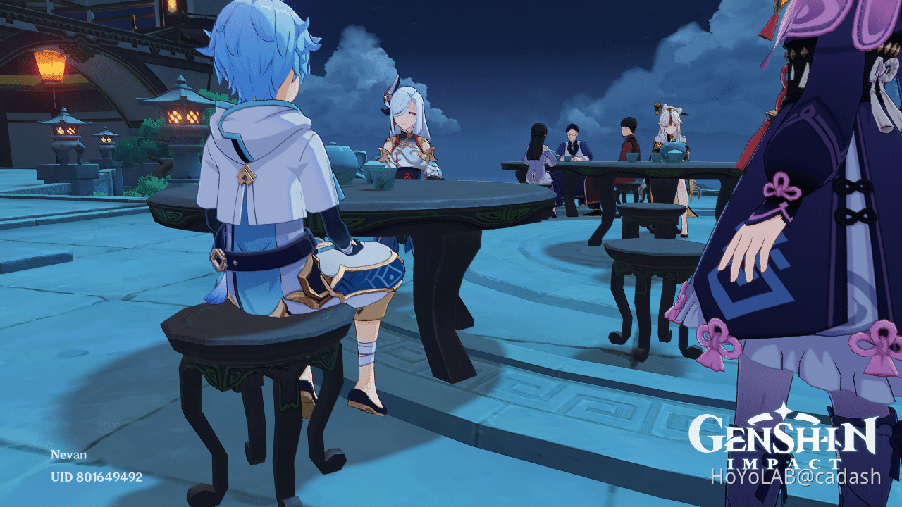 Shenhe and her nephew~ Genshin Impact | HoYoLAB