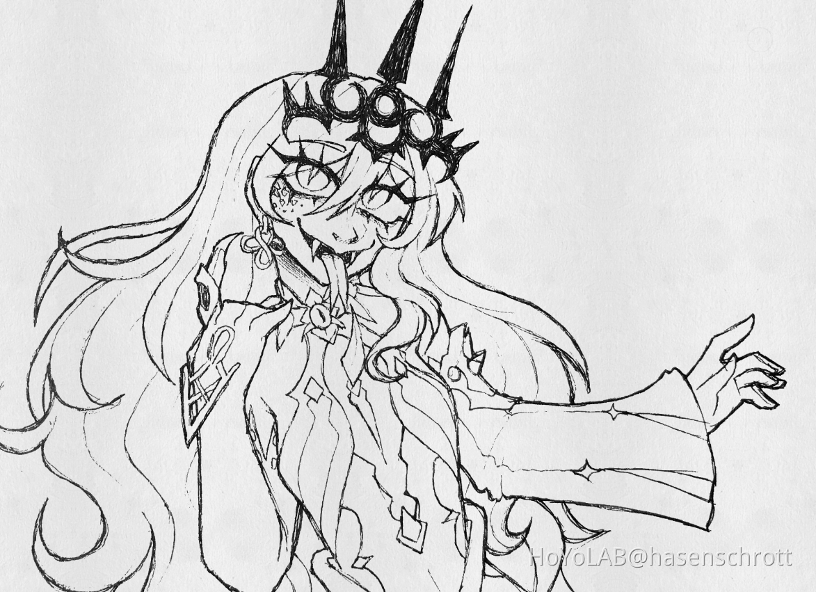 mobius sketch Honkai Impact 3rd | HoYoLAB