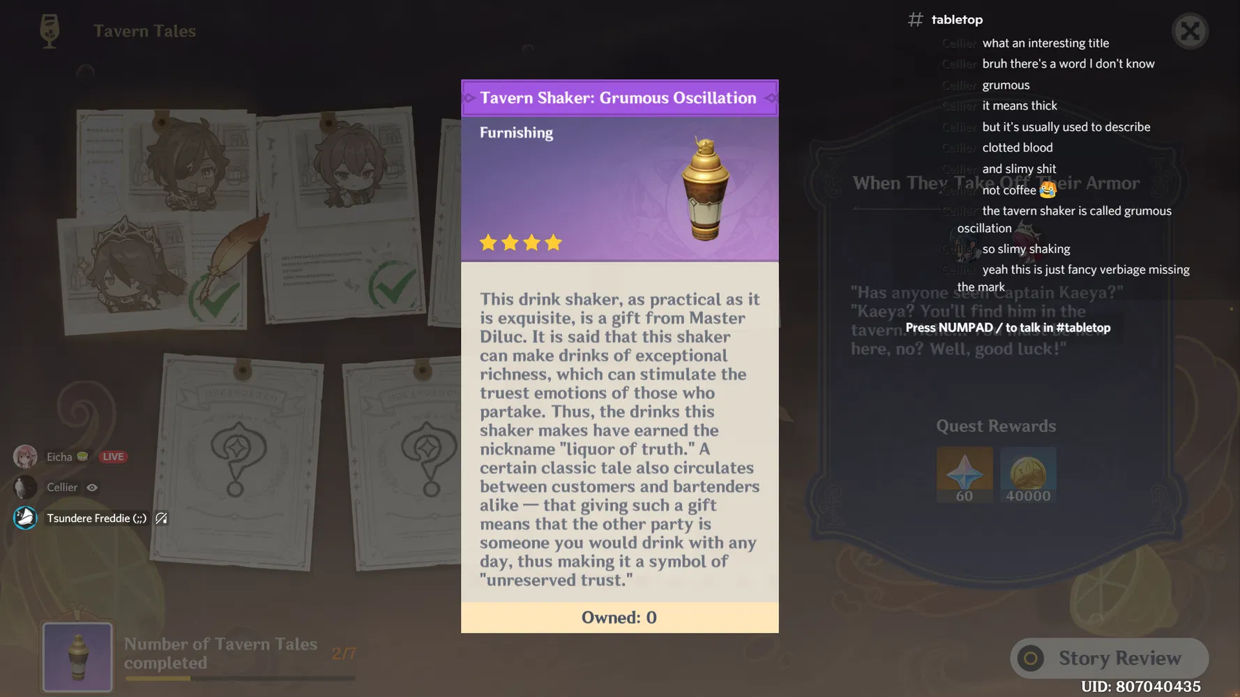 Translation team might've screwed up a bit with naming this shaker ...