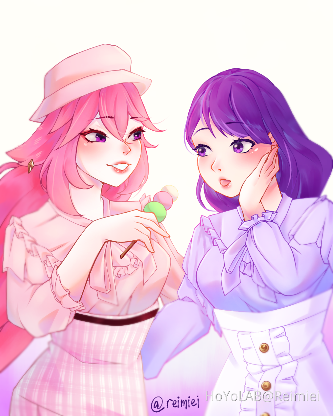 Eimiko in modern clothes Genshin Impact | HoYoLAB