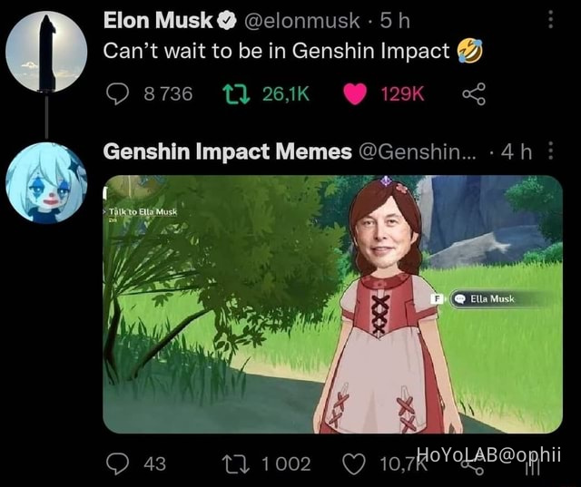 Ella Musk Genshin Impact | HoYoLAB