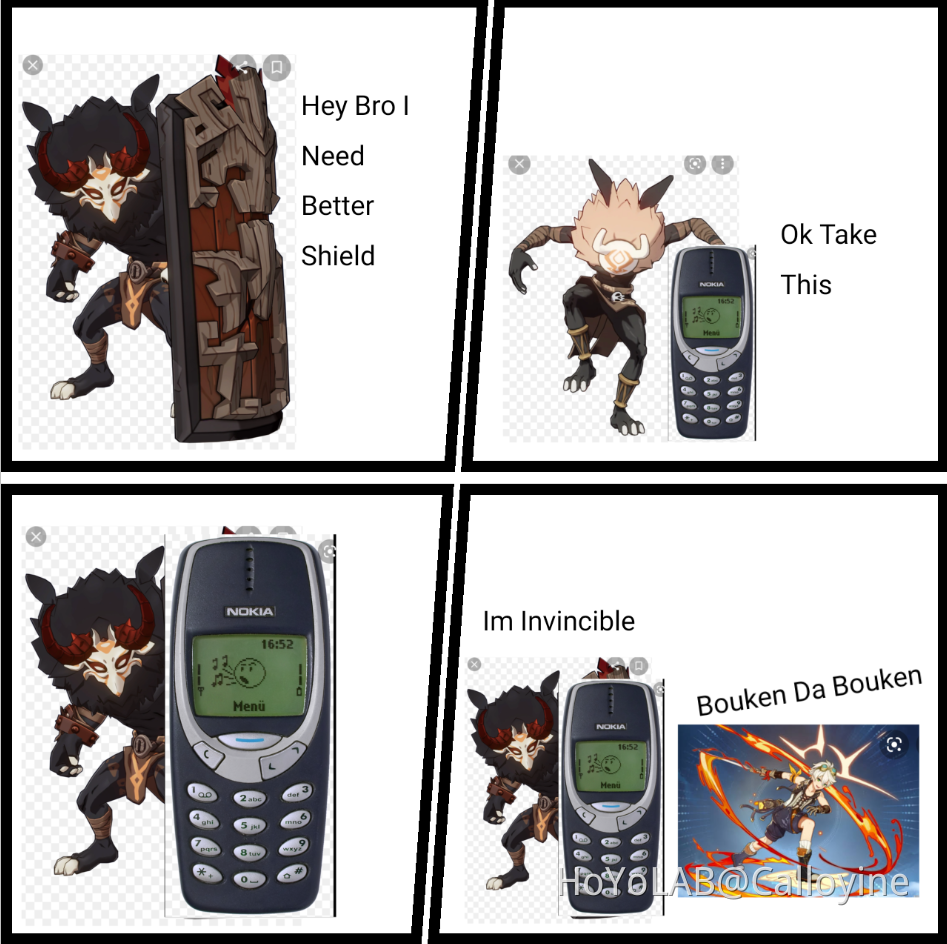 Nokia's Shield Is Stronger Than Zhongli's Shield Genshin Impact | HoYoLAB